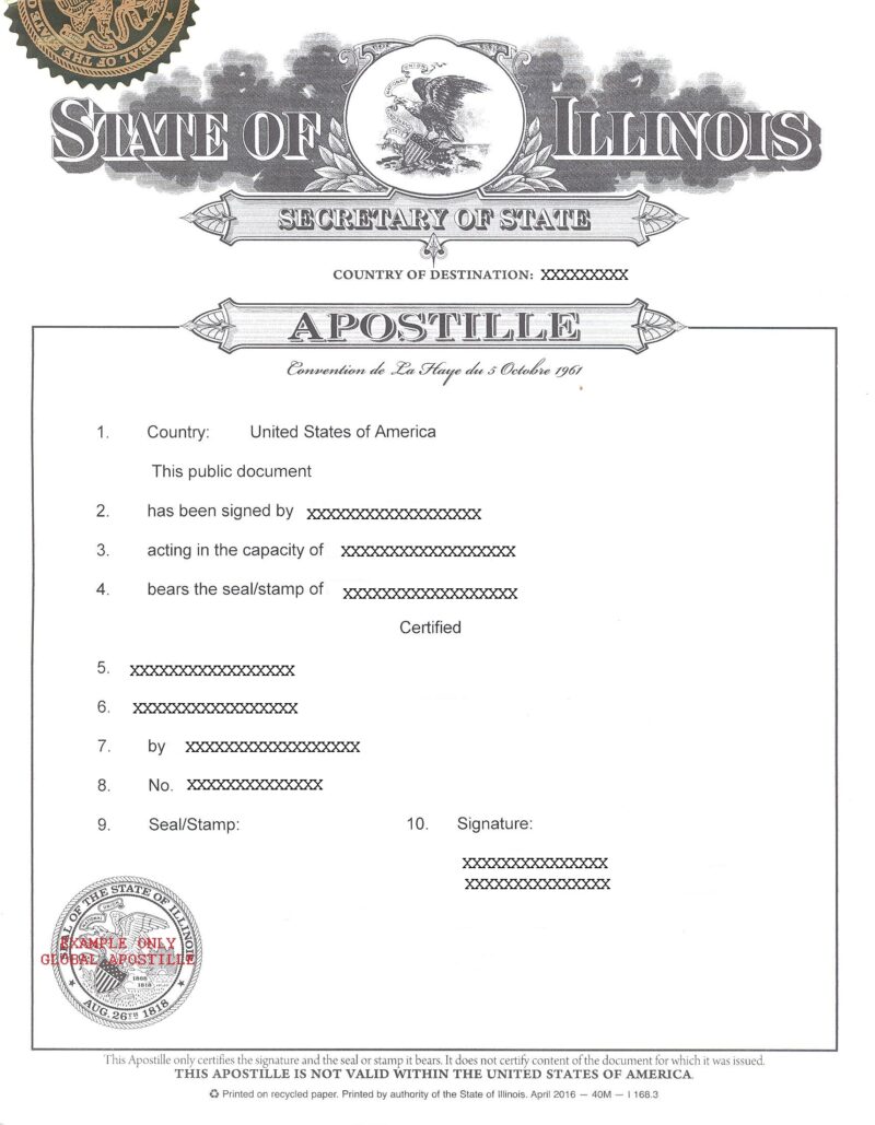 Illinois Apostille Services - APB Notary & Apostille